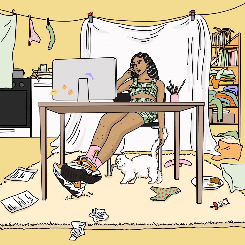 lisa berns — Queen of Home Office – Illustration